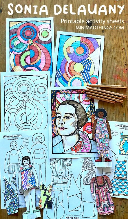 20 Gorgeous Sonia Delaunay Art Projects for Kids