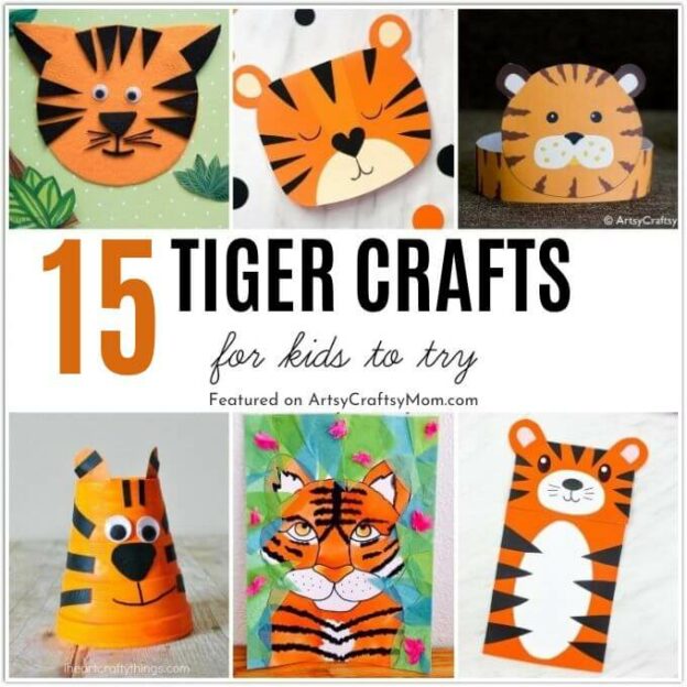 15 Terrific Tiger Crafts for Kids