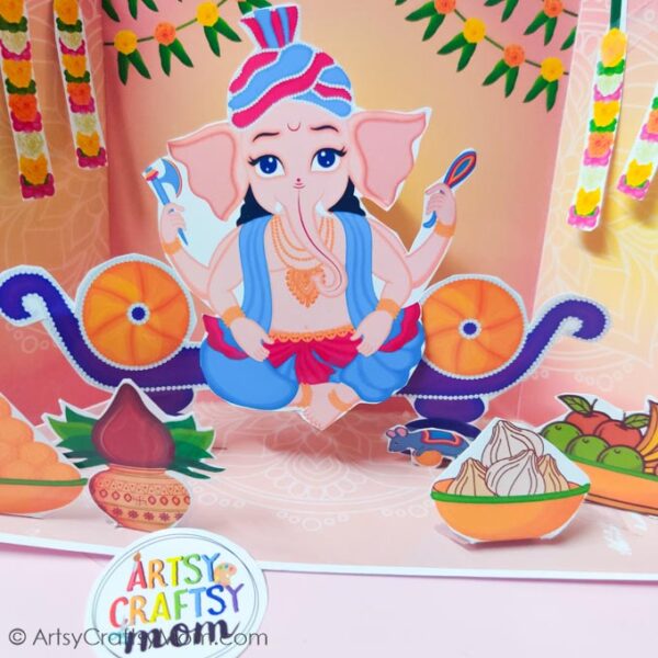 Easy Printable 3D Ganesha on a Mantap Craft