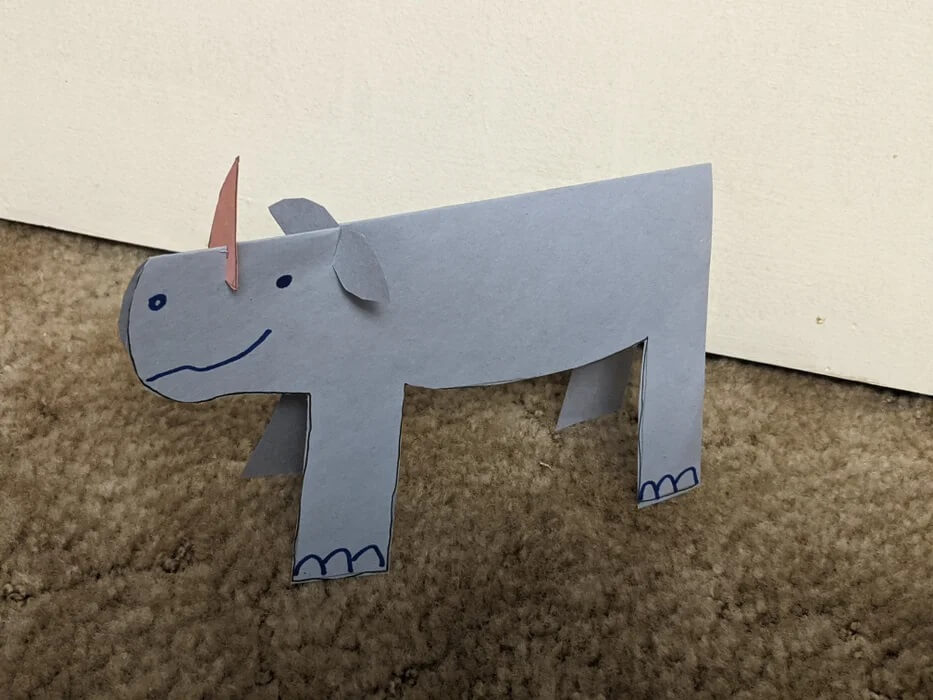 10 Adorable Rhino Crafts for Kids