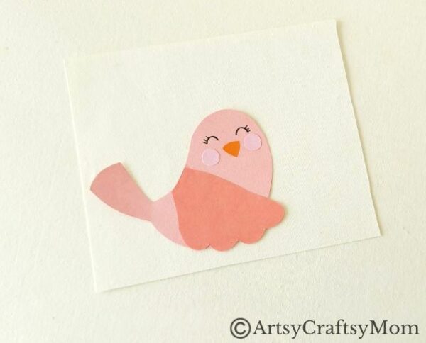 Beautiful DIY Mothers Day Bird Card for Kids