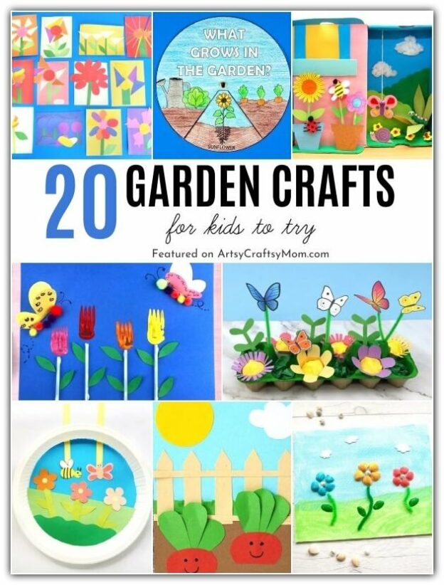 20 Gorgeous Garden Crafts for Kids