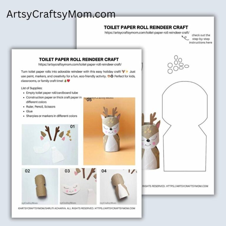 Fun and Easy Toilet Paper Roll Reindeer Craft