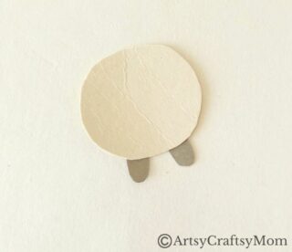 Cute and Easy Crumpled Paper Sheep Craft for Kids