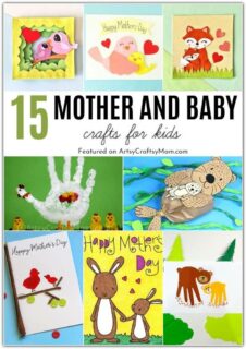 15 Adorable Mother and Baby Animal Crafts for Mother's Day