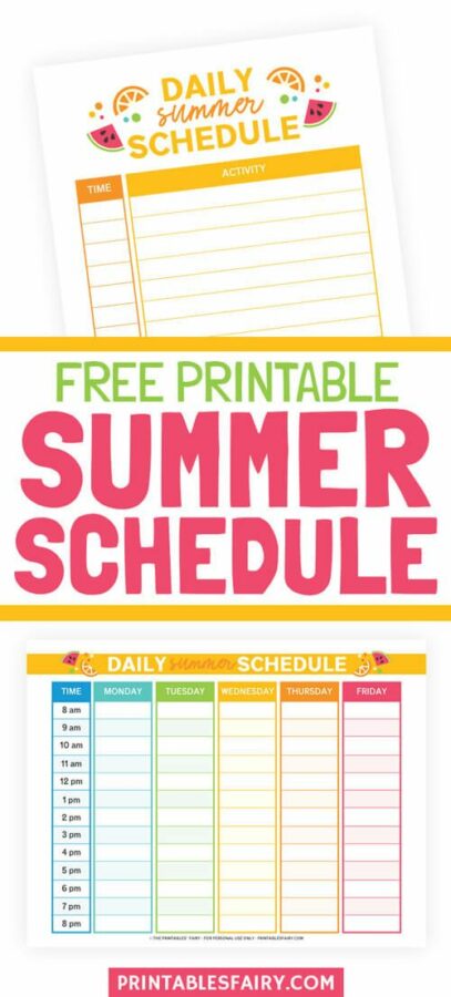 20 Fun and Sunny Summer Printables for Kids