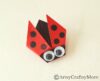 Cute and Easy Origami Ladybug Craft for Kids