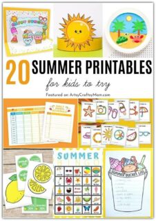 20 Fun and Sunny Summer Printables for Kids