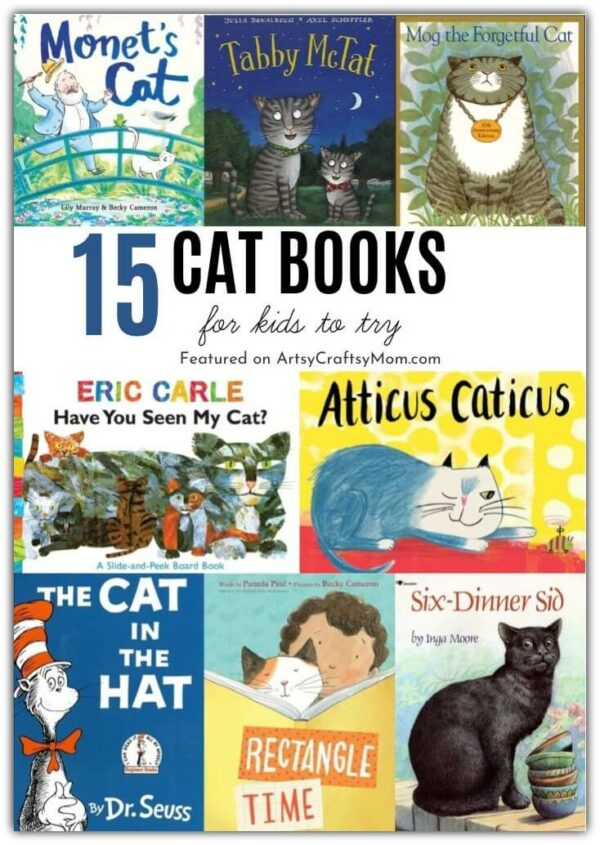 30 Awesome Cat Crafts and Books for Kids