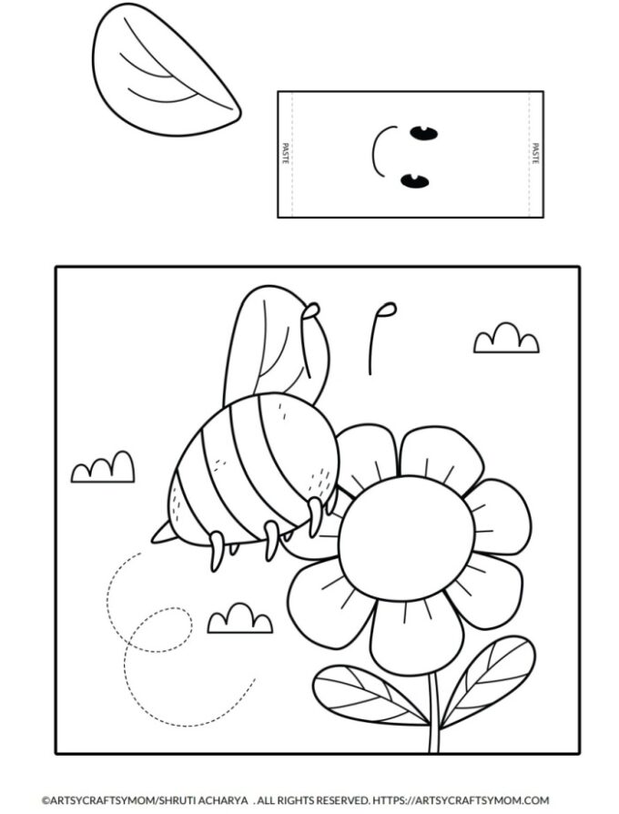 20 Bright Bee Crafts for Kids