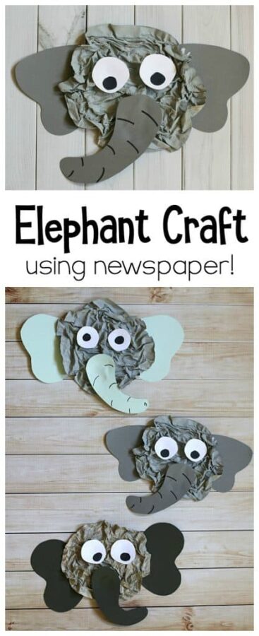 25 Cute and Fun Elephant Crafts for Kids