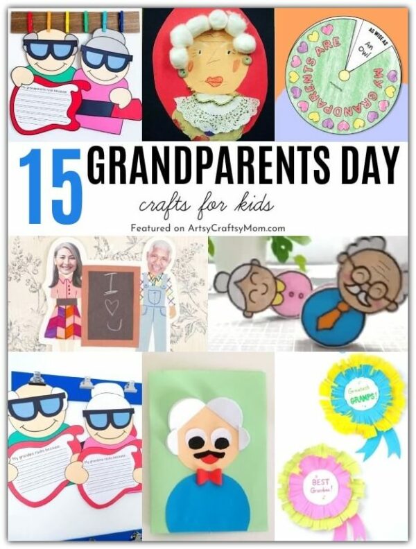 15 Gorgeous Grandparents Day Crafts for Kids