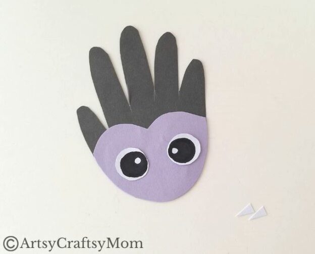 Creative Handprint Dracula Craft for Halloween