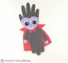 Creative Handprint Dracula Craft for Halloween