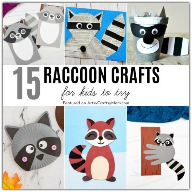 15 Cool Raccoon Crafts for Kids
