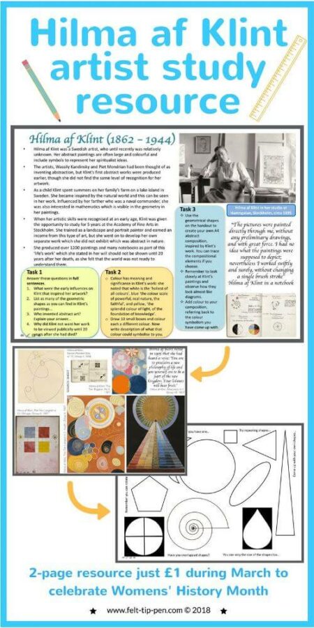 10 Beautiful Hilma af Klint Art Projects for Kids