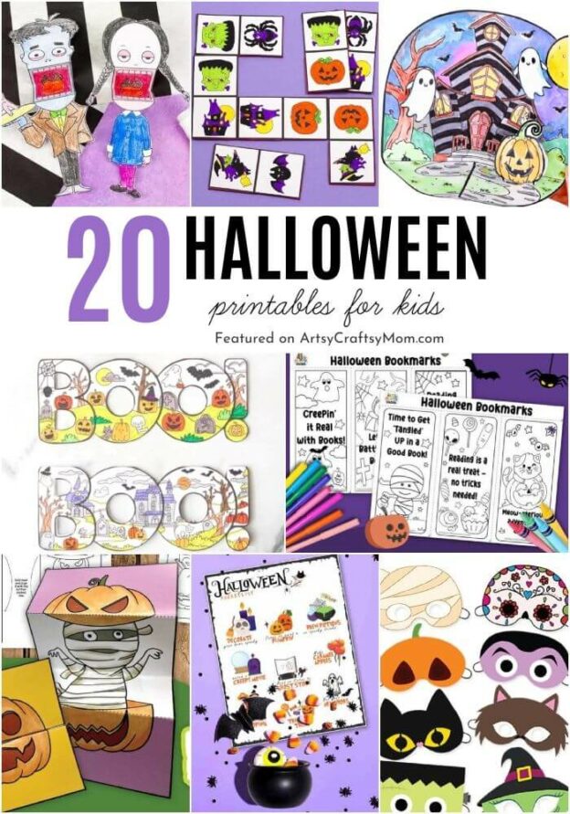 20 Interesting Halloween Printables for Kids