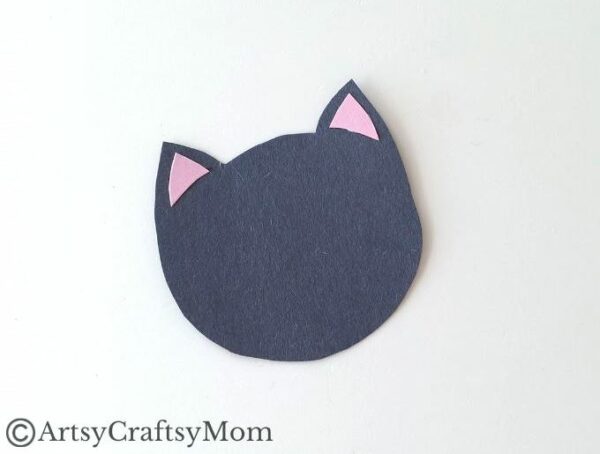 Cute and Easy Handprint Black Cat Craft for Kids