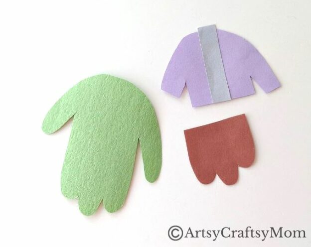 Easy Handprint Frankenstein Craft for Kids