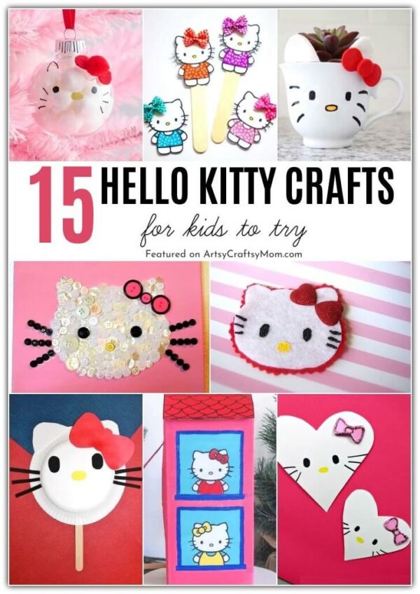 15 Adorable Hello Kitty Crafts for Kids
