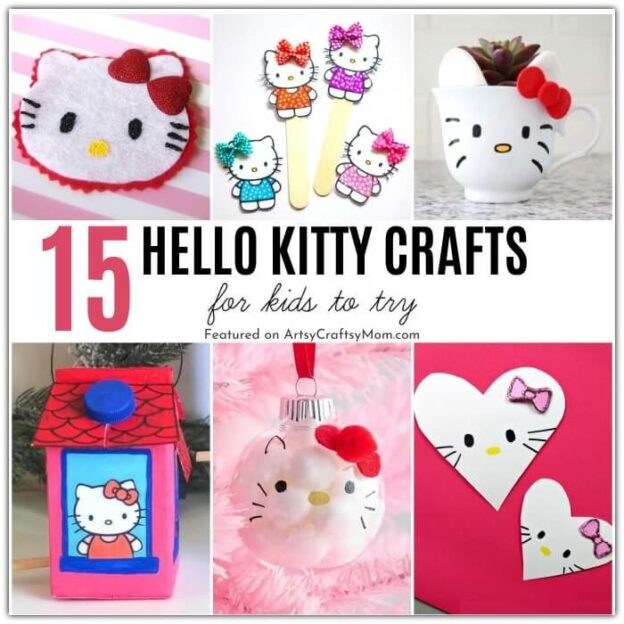 15 Adorable Hello Kitty Crafts for Kids