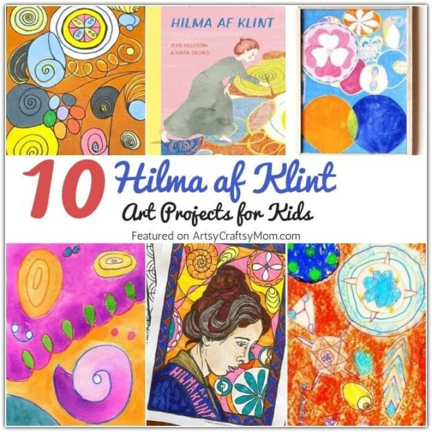 10 Beautiful Hilma af Klint Art Projects for Kids