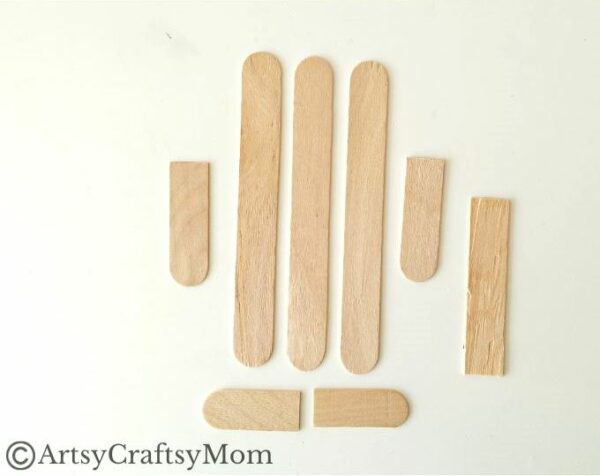 Festive Popsicle Stick Nutcracker Craft for Kids