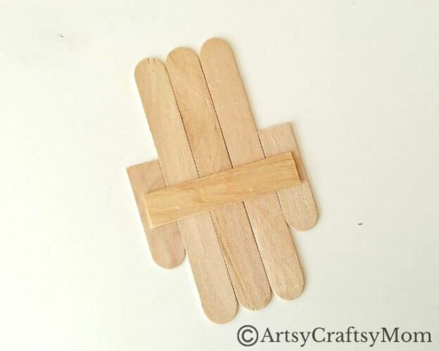 Festive Popsicle Stick Nutcracker Craft for Kids