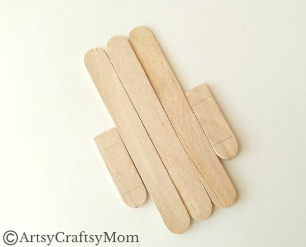 Festive Popsicle Stick Nutcracker Craft for Kids