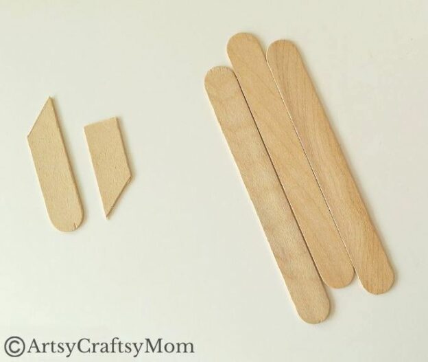 Cheerful Popsicle Stick Santa Craft for Kids
