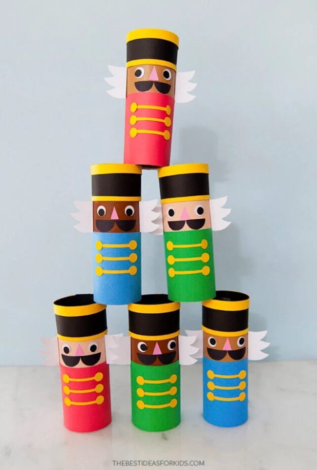 20 Colorful Nutcracker Crafts for Kids