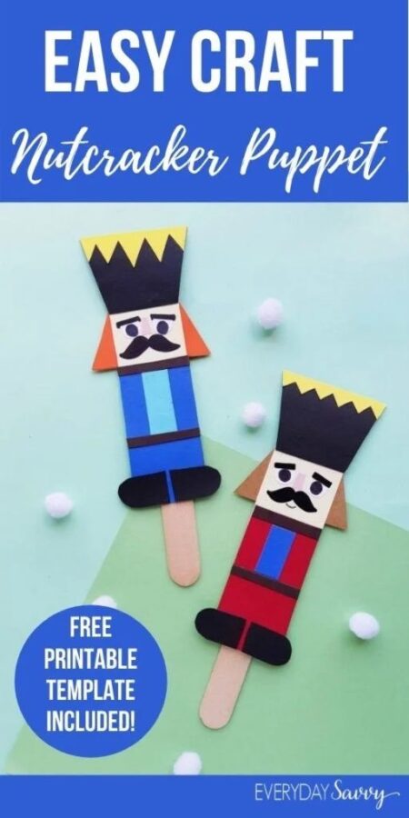 20 Colorful Nutcracker Crafts for Kids