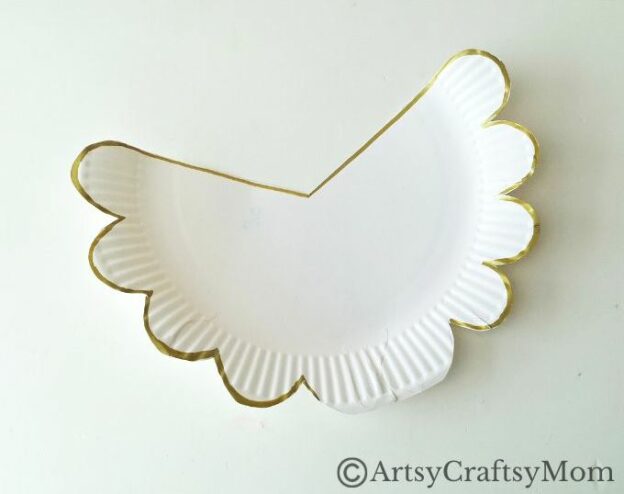Easy Paper Plate Angel Craft for Kids