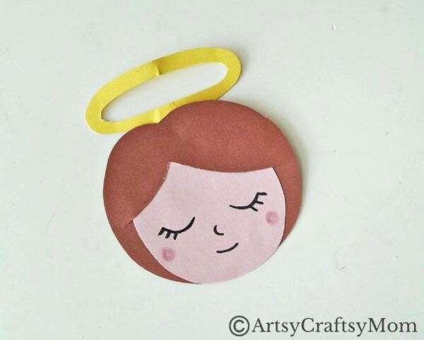 Easy Paper Plate Angel Craft for Kids