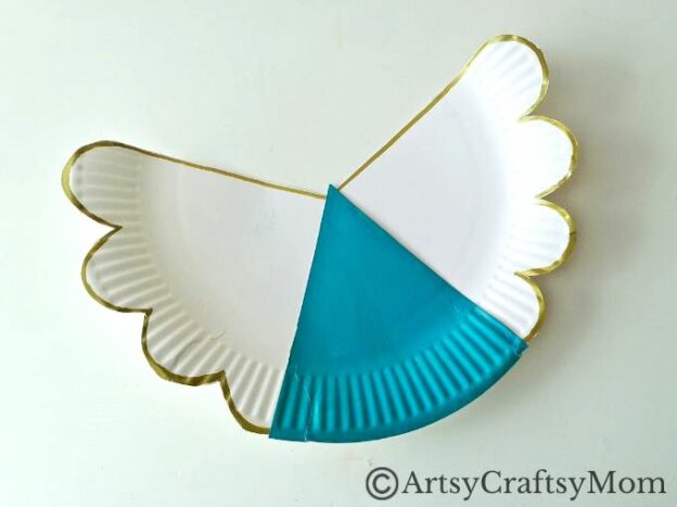 Easy Paper Plate Angel Craft for Kids