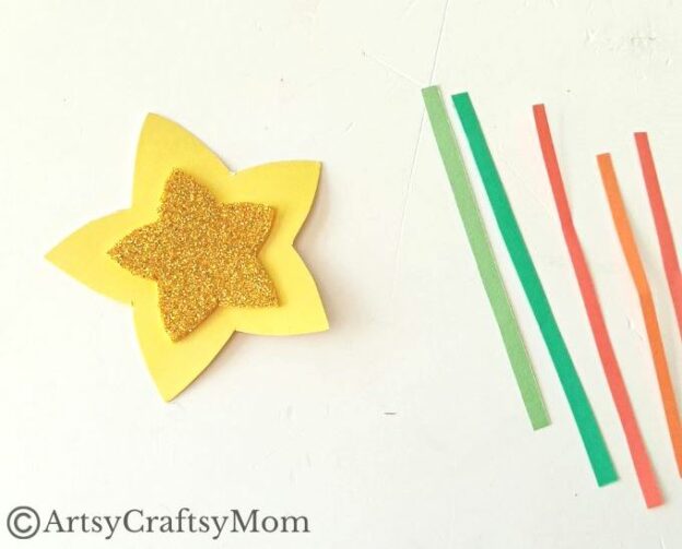 Simple and Sparkling Star Wand Pencil Topper Craft