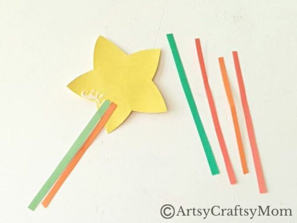 Simple and Sparkling Star Wand Pencil Topper Craft