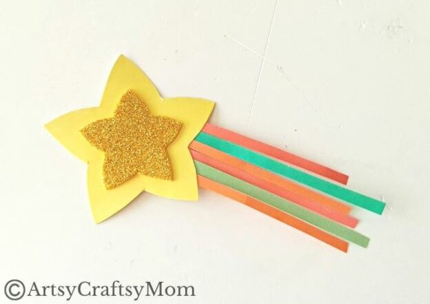Simple and Sparkling Star Wand Pencil Topper Craft