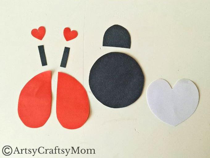 Cute and Easy DIY Ladybug Valentine Card