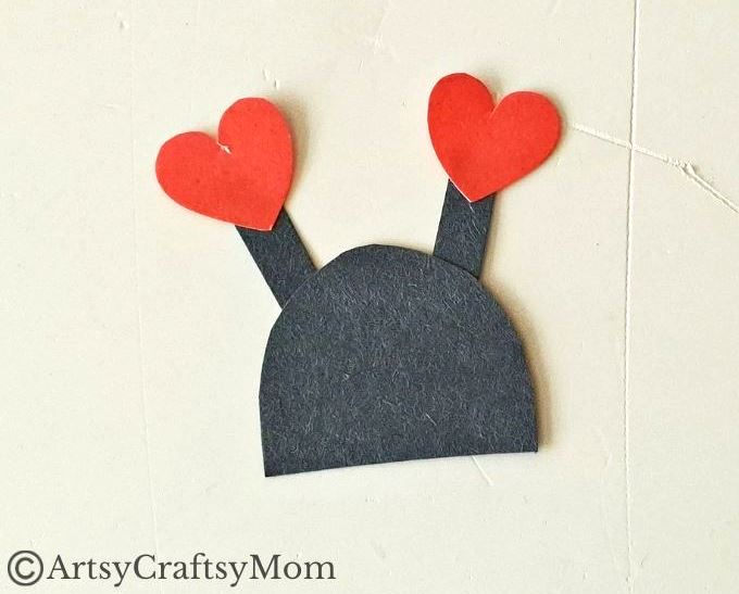 Cute and Easy DIY Ladybug Valentine Card