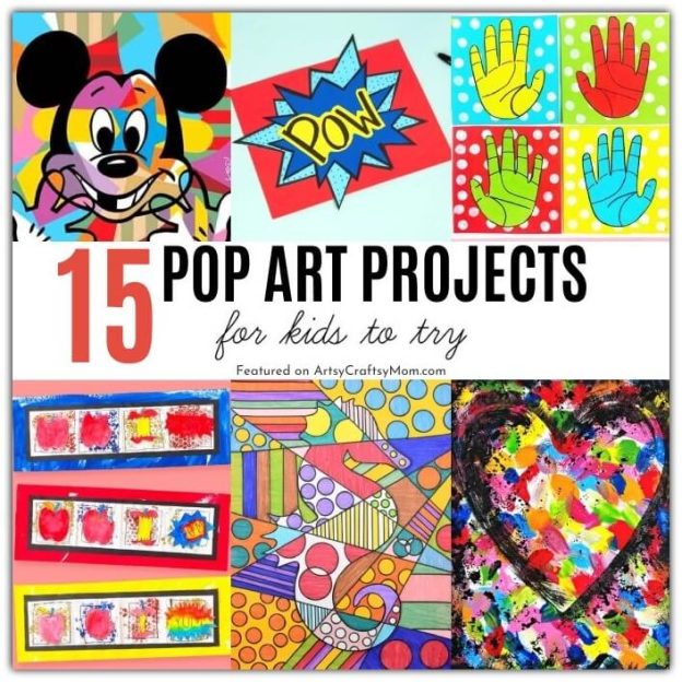 15 Bright and Peppy Pop Art Projects for Kids