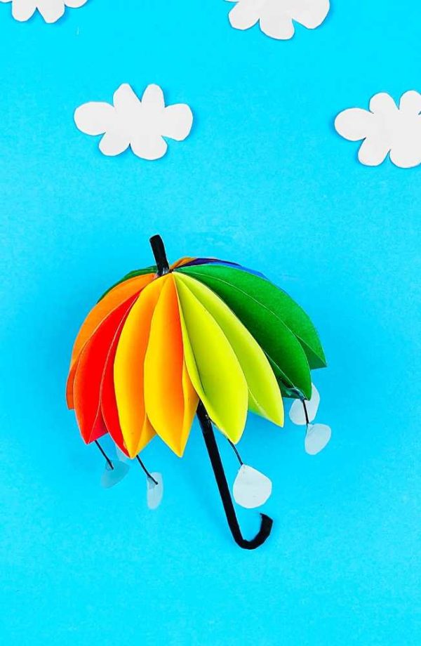 25 Unusual Umbrella Crafts for Kids