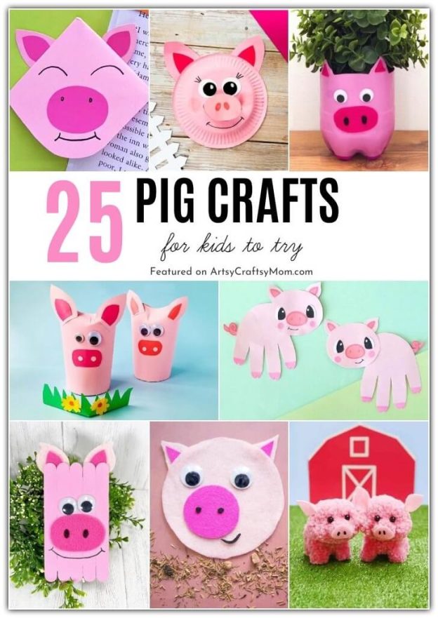 25 Playful Pig Crafts for Kids