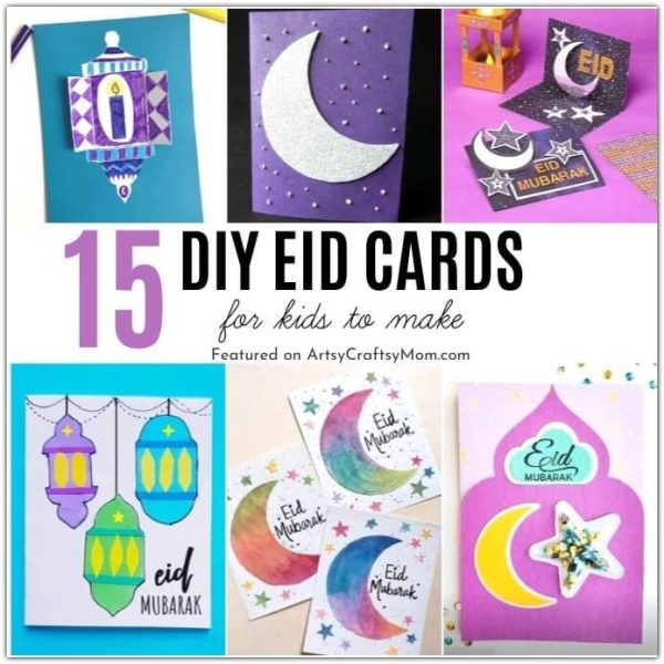 15 Easy DIY Eid Cards for Kids to Make