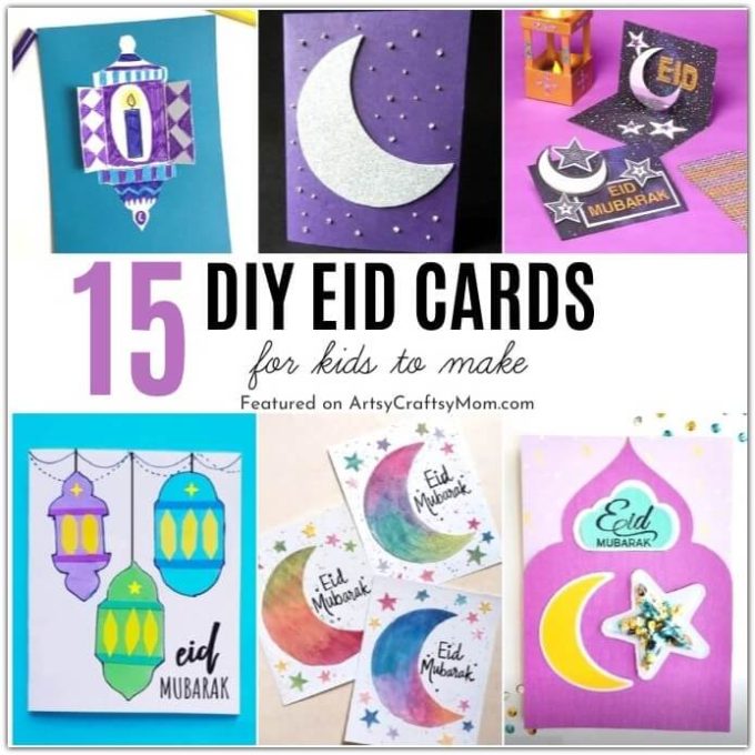 15 Easy DIY Eid Cards for Kids to Make
