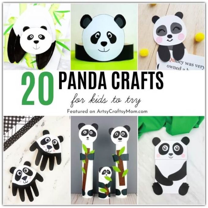 20 Playful Panda Crafts for Kids