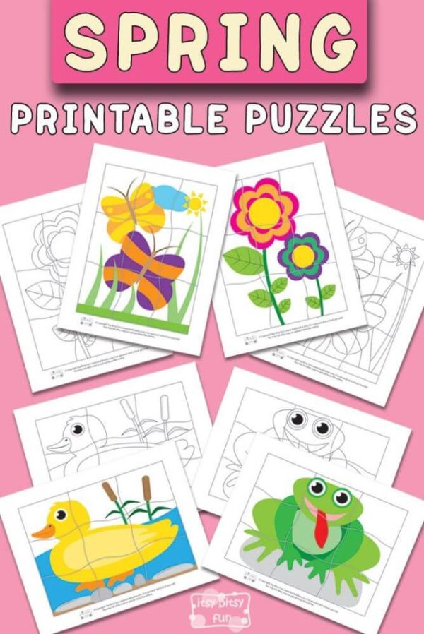 20 Colorful Spring Printables for Kids