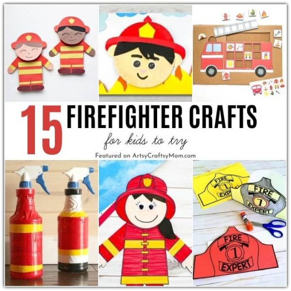 15 Fascinating Firefighter Crafts for Kids