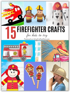 15 Fascinating Firefighter Crafts for Kids