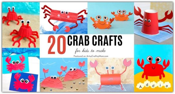 20 Creative Crab Crafts for Kids